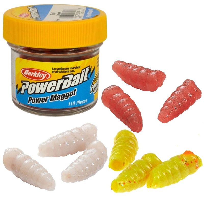 Berkley Powerbait Maggot - Red - Sportsfiskebutikken.no